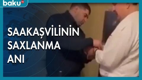 Mixeil Saakaşvilinin tutulma anının görüntüləri yayıldı | Baku.TV